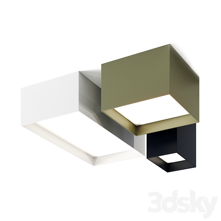 Structural 2630 by Vibia Ceiling lamp - Ceiling lamp - 3D model