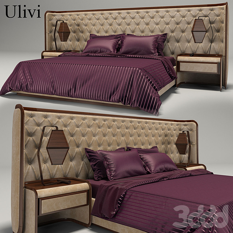 Кровать Ulivi - Кровати - 3D модель