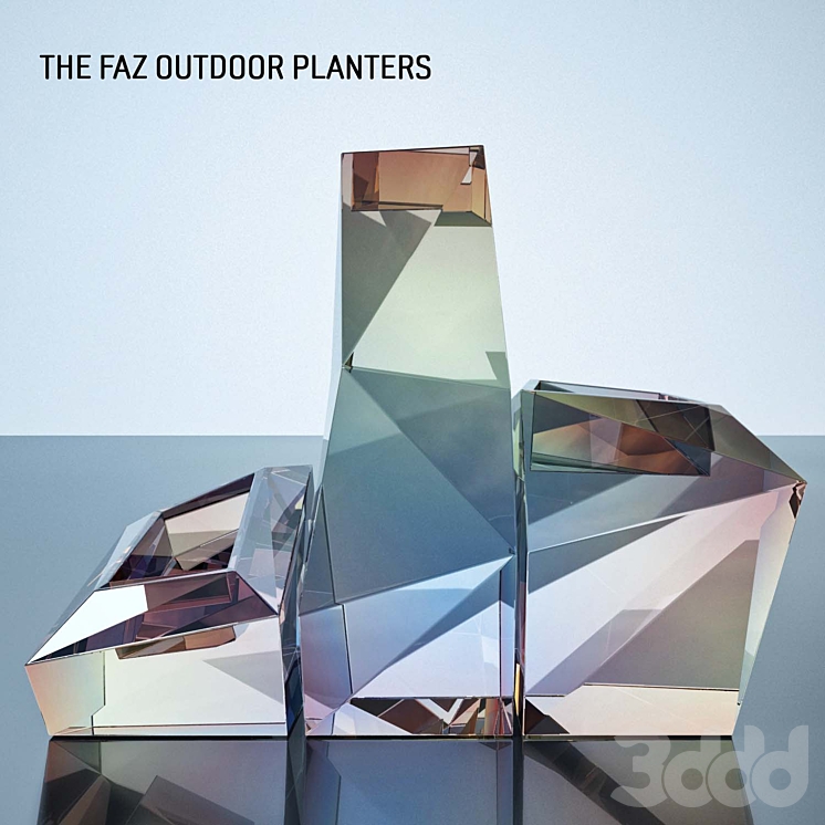 THE FAZ OUTDOOR PLANTERS - Вазы - 3D модель