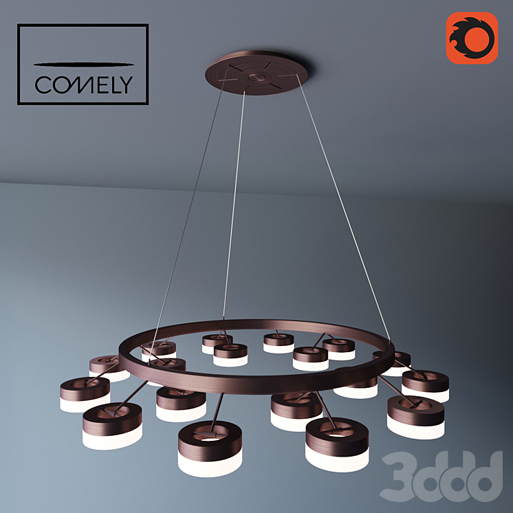 Люстра Comely - Подвесной - 3D модель