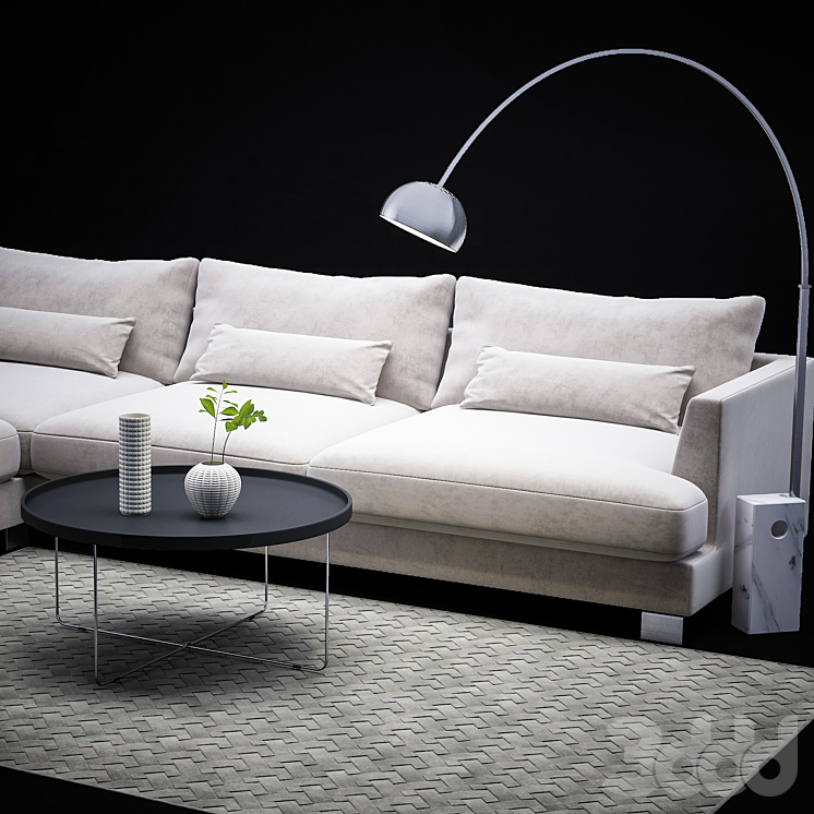 sofa cosm - Диваны - 3D модель