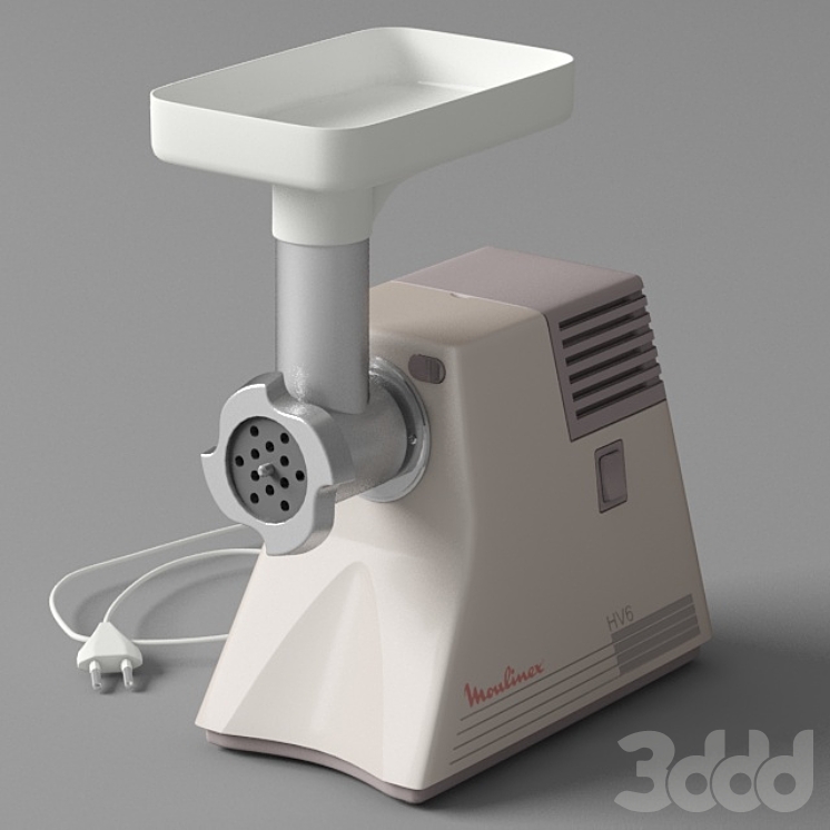 Мясорубка Moulinex HV6 - Техника - 3D модель