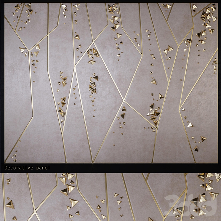 Decorative panel _ PN9 - Другие предметы интерьера - 3D модель