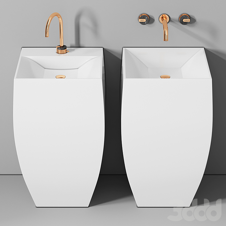 раковина Planit Duna high basin & Graff Mod plus faucet 1 - Умывальники ...