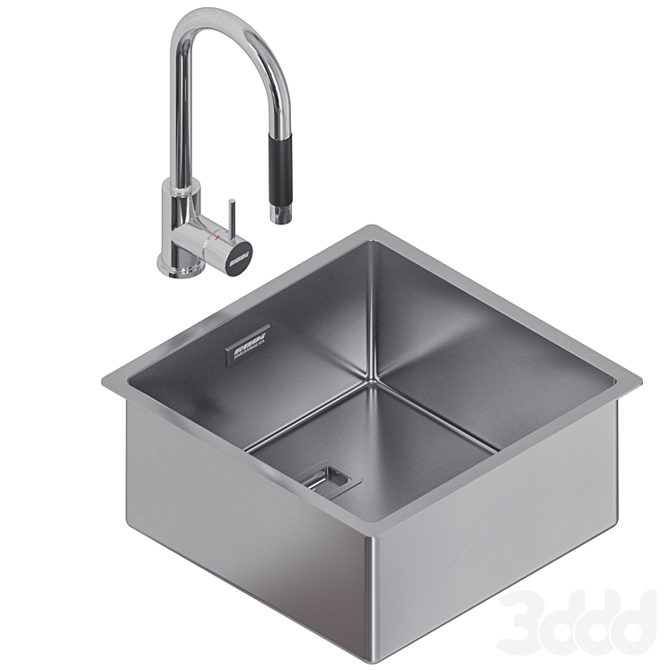 Rodi Box Lux 17/34/40/45/50/74 - Мойка - 3D модель