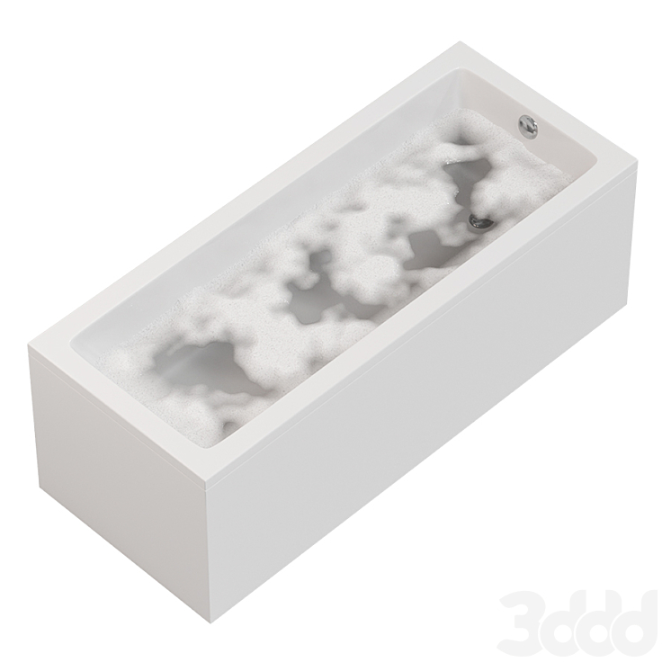 Пена и ванна Villeroy and Boch Targa Plus solo 170x70 см - Ванна - 3D ...