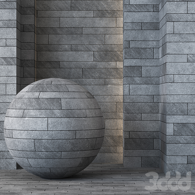 Stone wall Texture 4K - Seamless - Камень - 3D модель