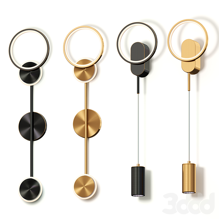 Lampatron Mana & Amber - Бра - 3D модель