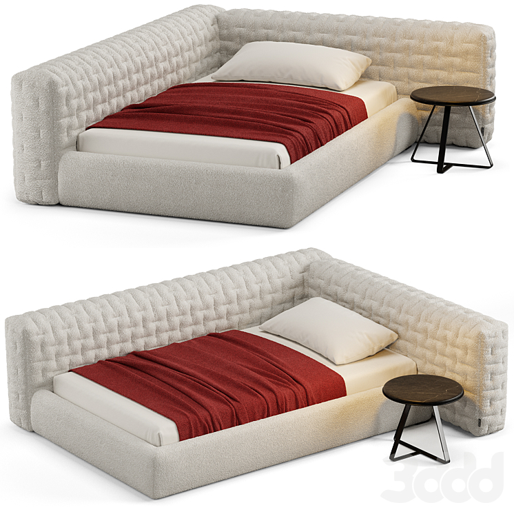 Boca Foo-Five Mini bed - Кровати - 3D модель