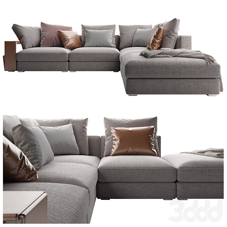 SOFA Flexform Harper Series - Диваны - 3D модель