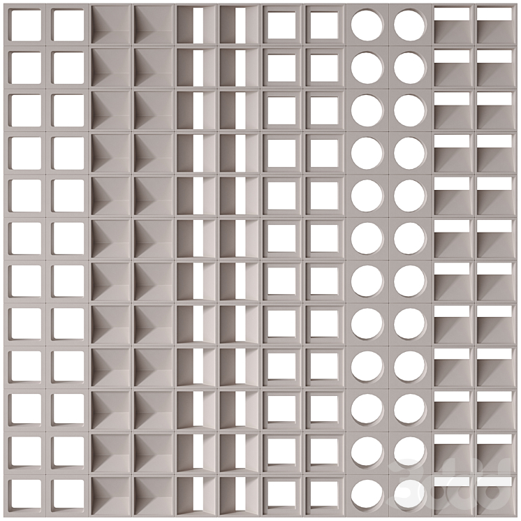 Модульная декоративная перегородка Modular Wall 01 - Другие предметы ...