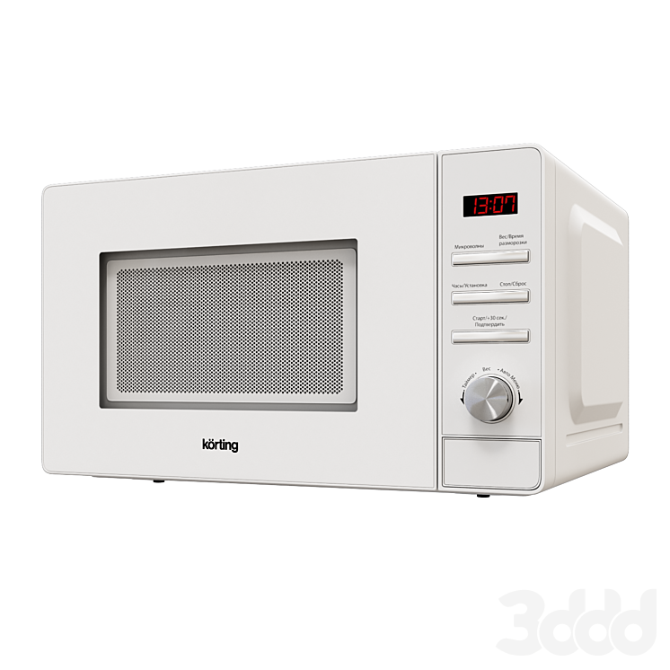Микроволновая печь Korting KMO 820 GW - Техника - 3D модель