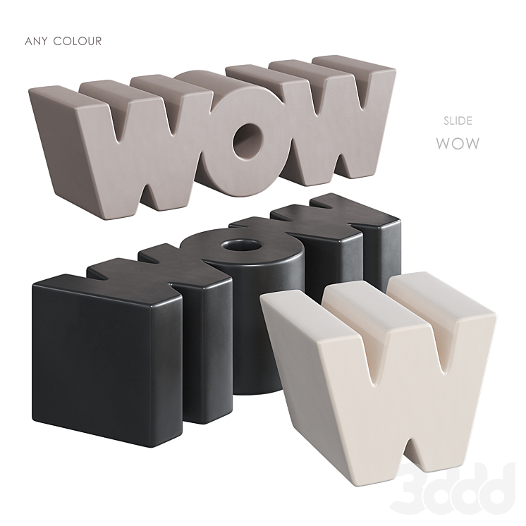 Slide WOW - Столы - 3D модель