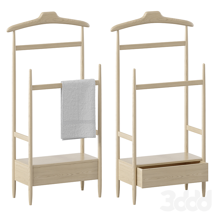 ZARA ASH WOOD VALET STAND - Другое - 3D модель