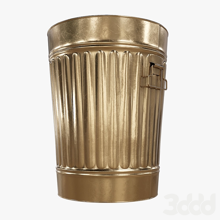 Ведро мусорное металлическое CB2 Wastecan - Разное - 3D модель