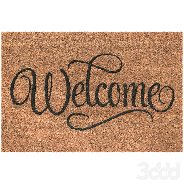 Придверный коврик Oaken Welcome - Ковры - 3D модель
