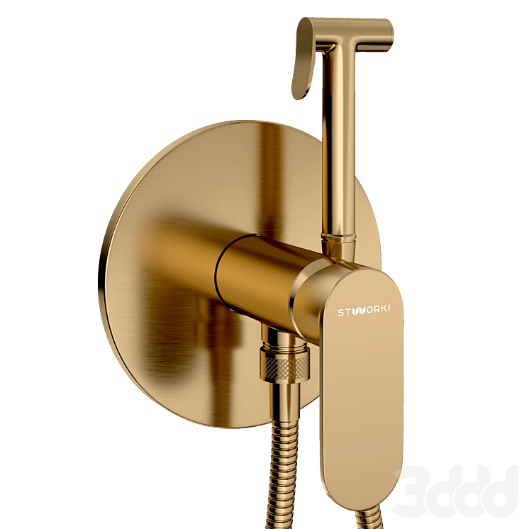 ОМ Гигиенический душ STWORKI Вестфолл K-15005-MG со смесителем, матовое ...
