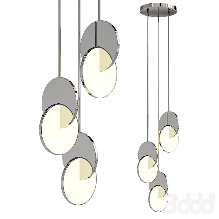 Eclipse chandelier - Подвесной - 3D модель