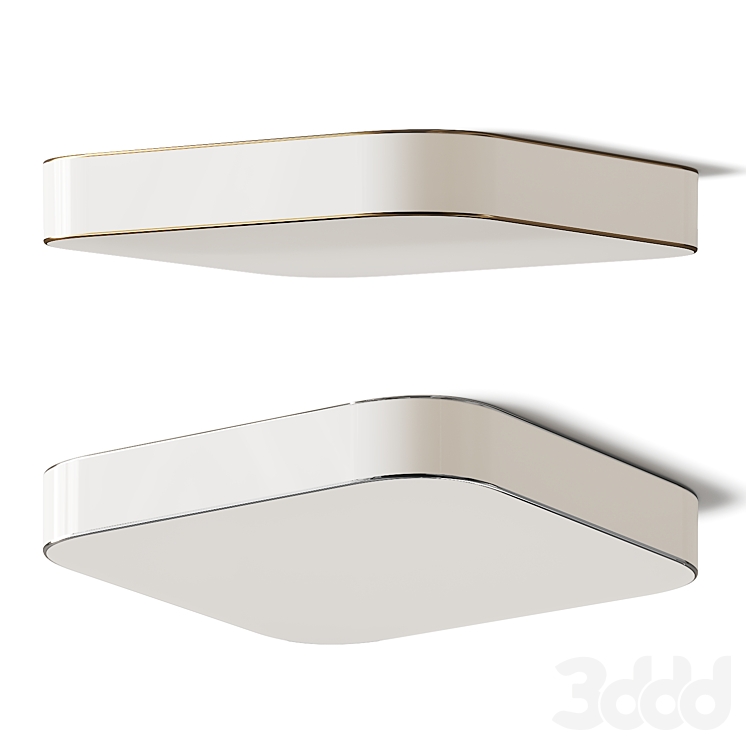 Penta Slide square Ceiling Lamp - Потолочный - 3D модель