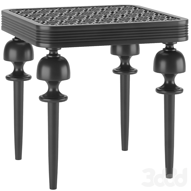 Hemingway Islands Square End Table - Столы - 3D модель