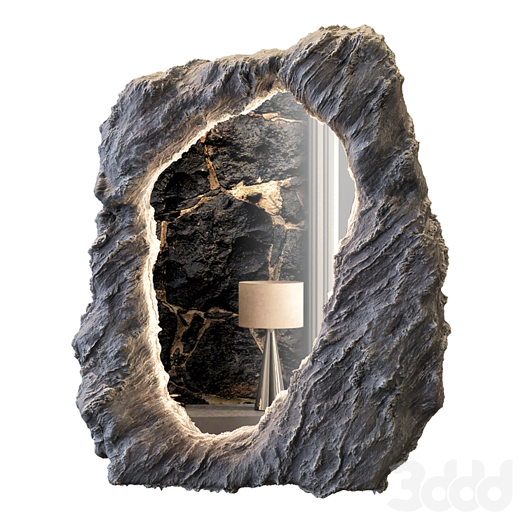 Rock Mirror 1 - Зеркала - 3D модель