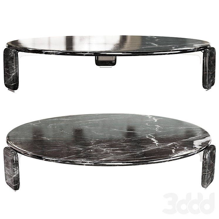 Drake coffee table by Minotti - Столы - 3D модель
