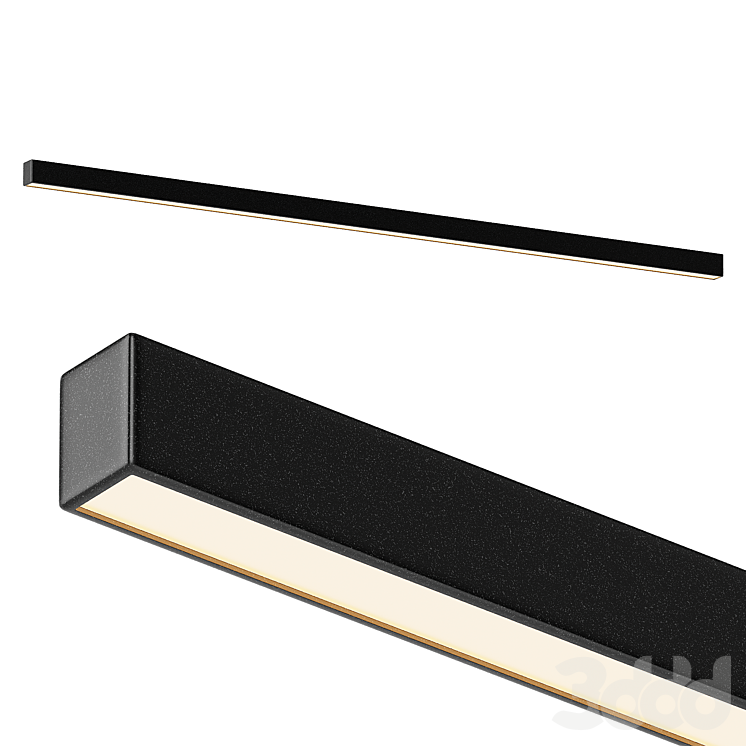Edge Flush Mount Ceiling Light - Технический - 3D модель