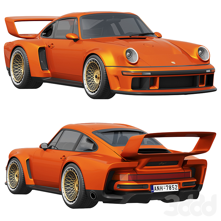 Singer 911 DLS Turbo Track - Транспорт - 3D модель
