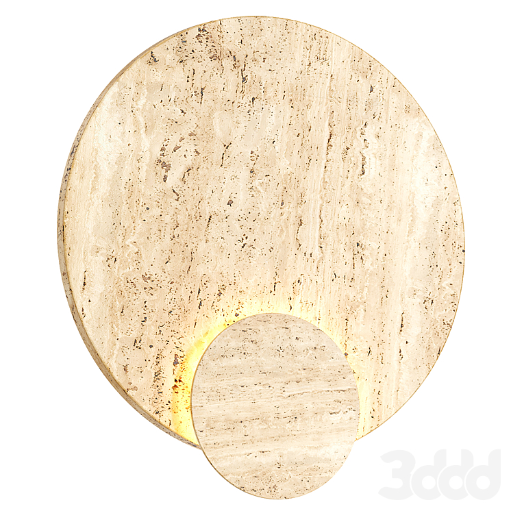 Creative Vintage Traditional Stone Wall Light - Бра - 3D модель