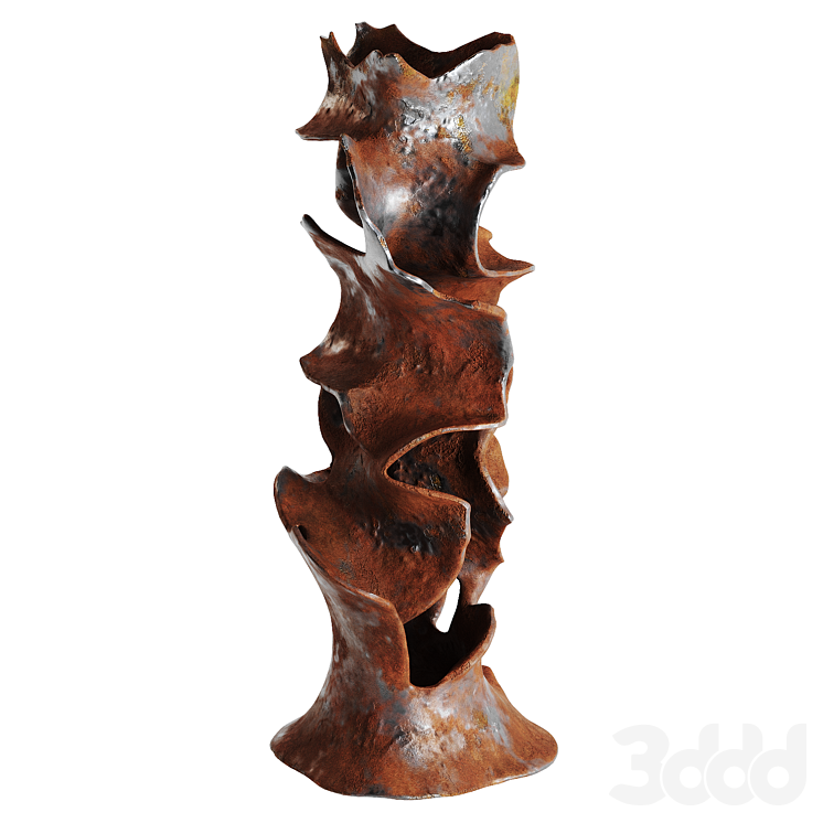 Metal rust sculpture - Скульптуры - 3D модель