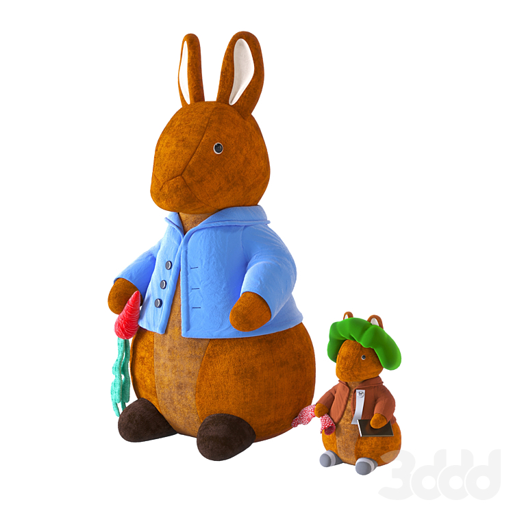 Mini Me Rabbit - Игрушки - 3D модель