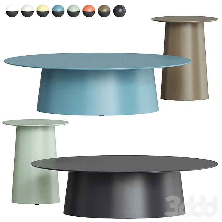 Big Circula Coffee End Table By Blu Dot - Столы - 3D модель
