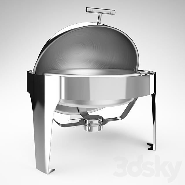 Chafindish / Chafing Dish Warmer Round - Restaurant - 3D Models