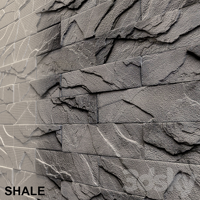 The shale Slate - Other decorative objects - 3D Models