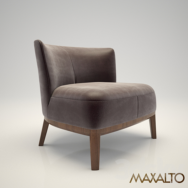 Maxalto Febo armchair lowback - Arm chair - 3D Models