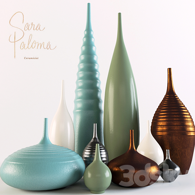 Sara paloma ciramic vases - Vase - 3D Models