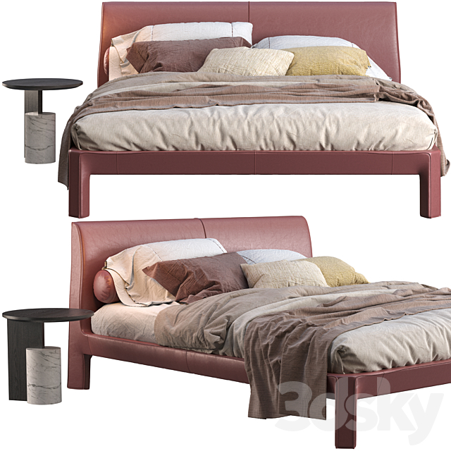 Bed Cassina L50 Cab Night Bed 3d Models