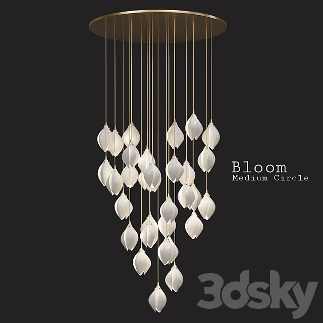 Bloom - Pendant light - 3D Models