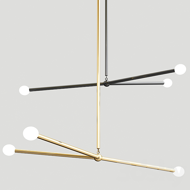 Apparatus Arrow Chandelier - Pendant light - 3D Models