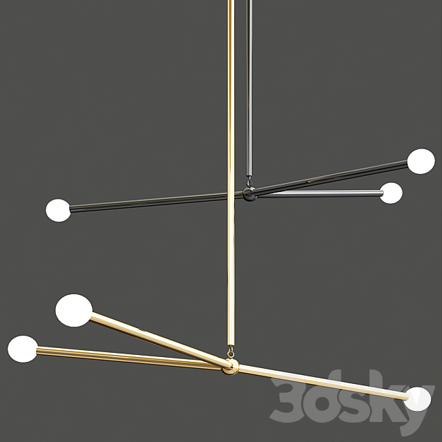 Apparatus Arrow Chandelier - Pendant light - 3D Models