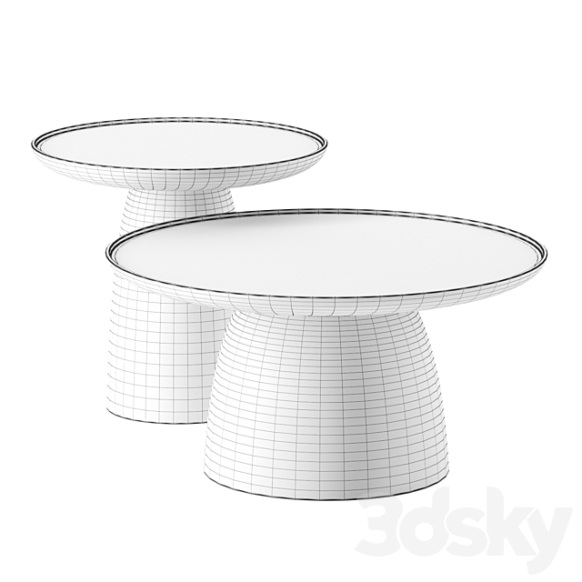 HRIB Coffee tables by javorina - Table - 3D Models