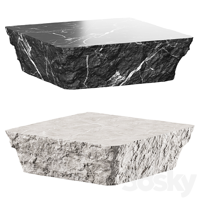 Stone table №6 - Table - 3D Models