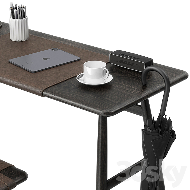 Mo Bridge desk set - Office furniture - 3D Models