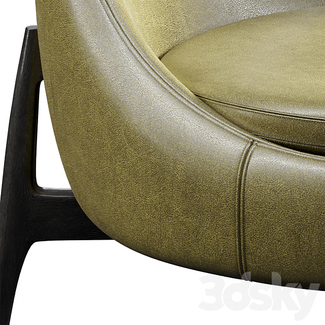 minotti sendai - Arm chair - 3D Models