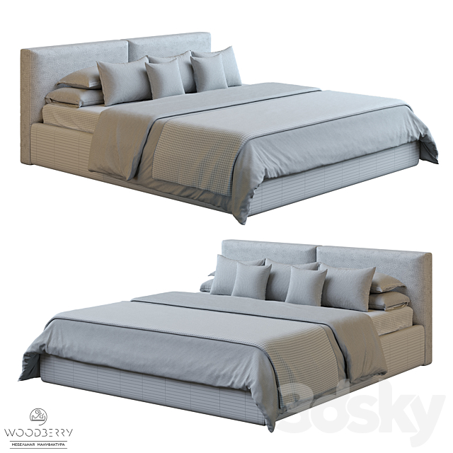 Quwe - Bed - 3D Models