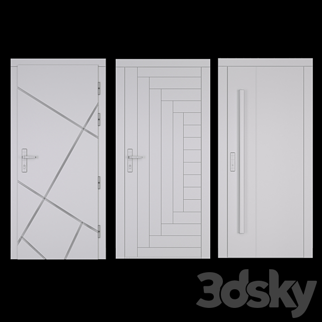 Entrance door - Doors - 3D Models