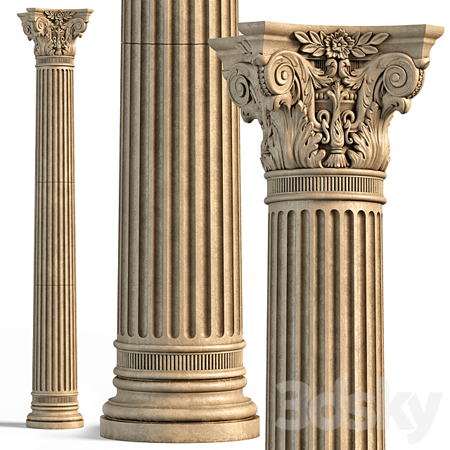 Columns - 3D Models Collection