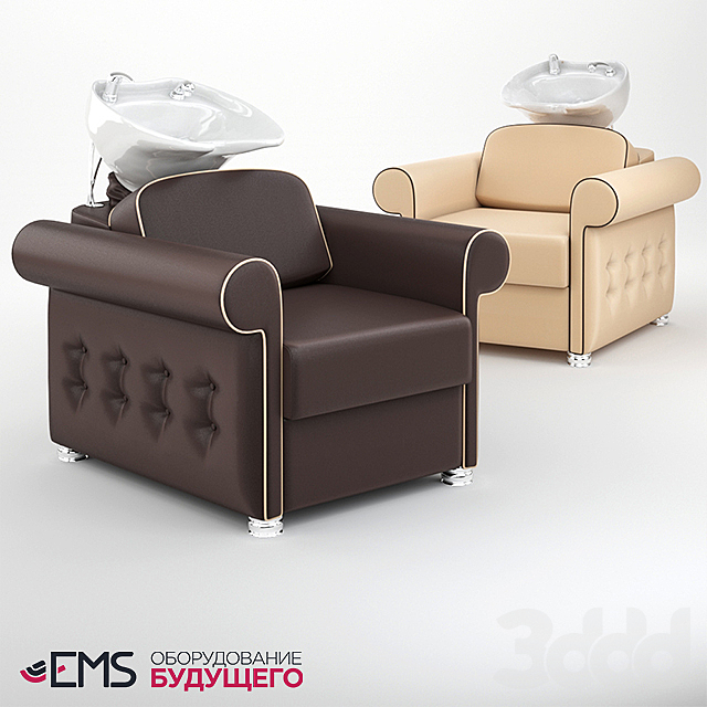 OM Парикмахерская мойка Venetto - Салон красоты - 3D Модель
