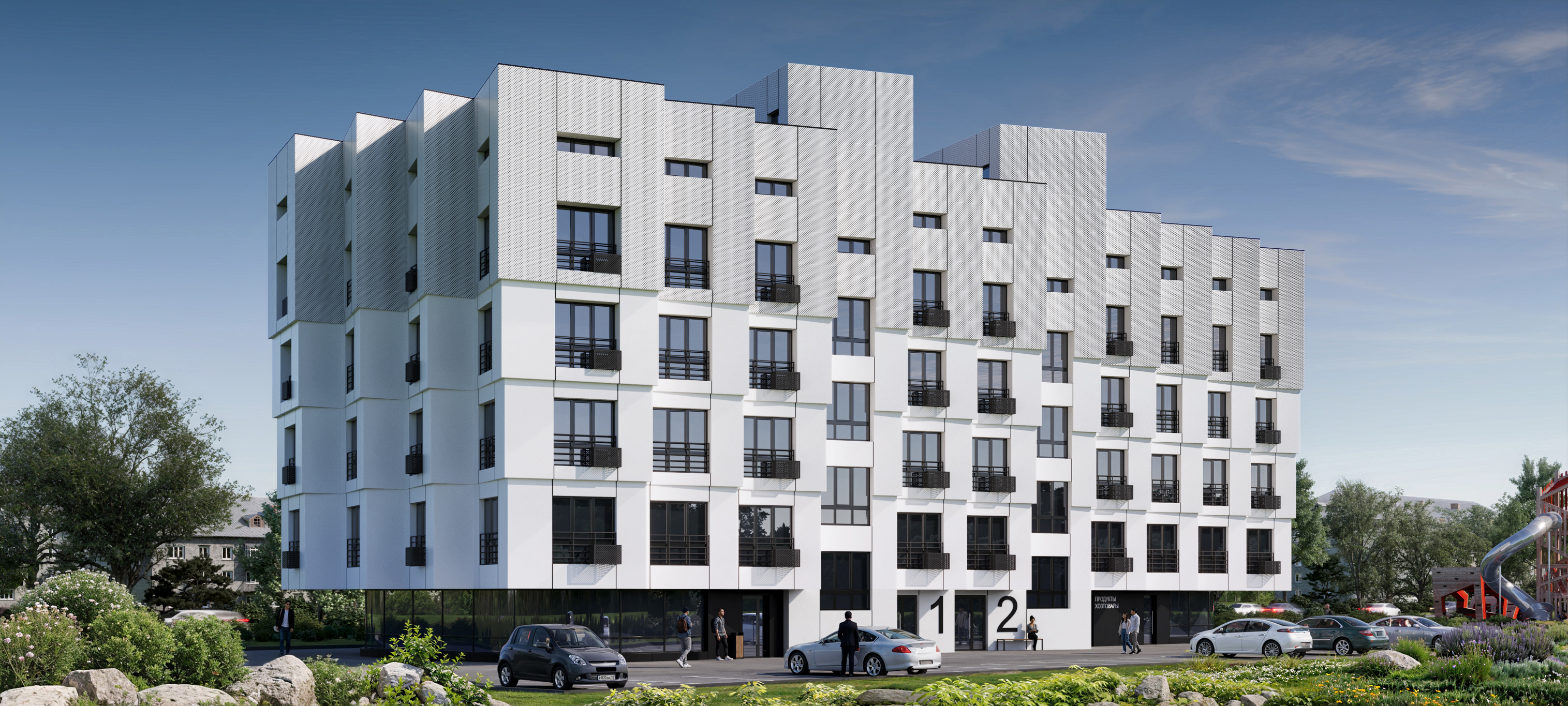 Жилой дом - Работа из галереи 3D Моделей