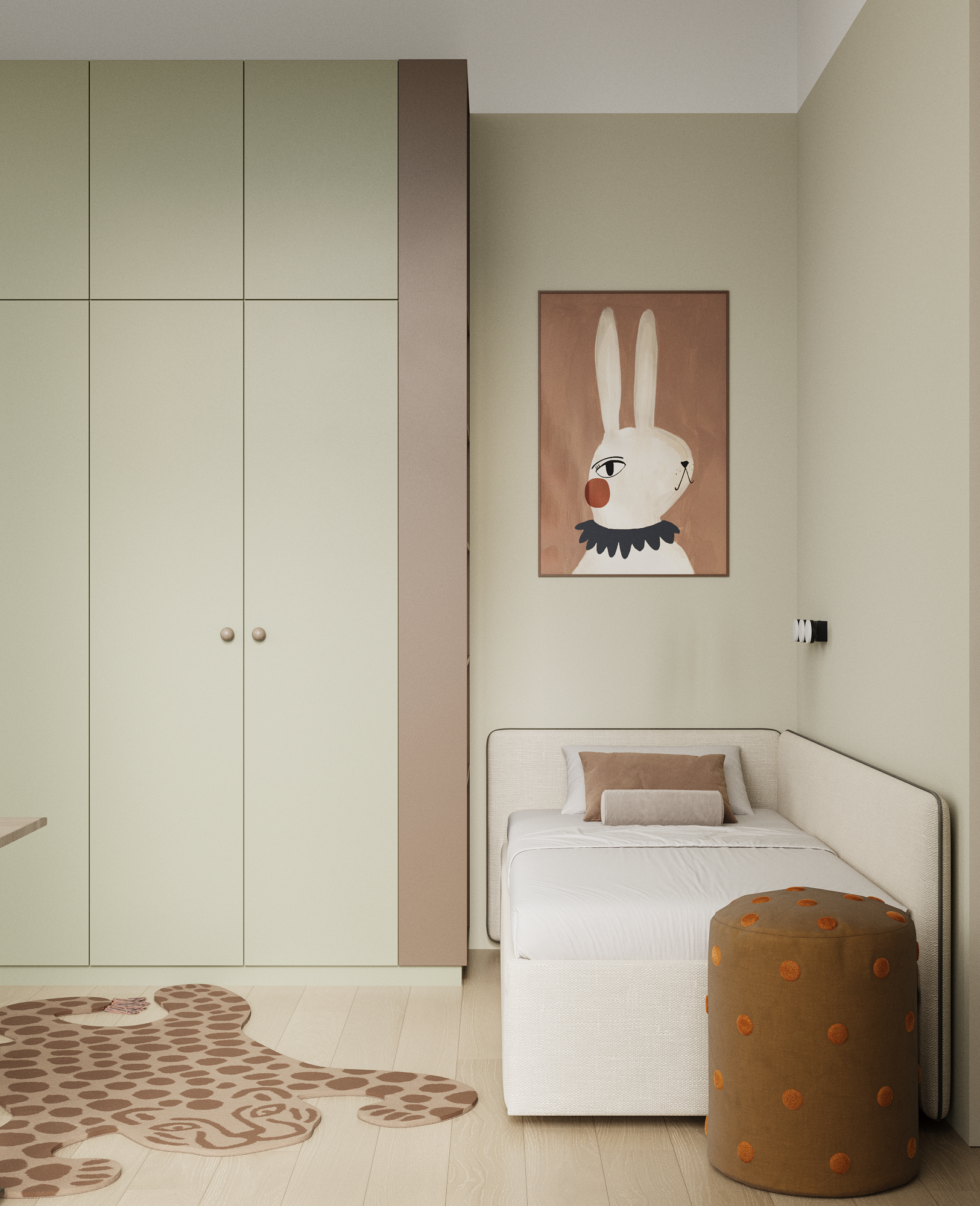 Детская в современном стиле - Работа из галереи 3D Моделей